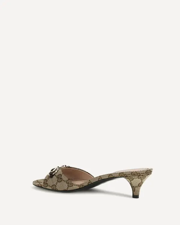 Gucci Slider Sandals With Buckle