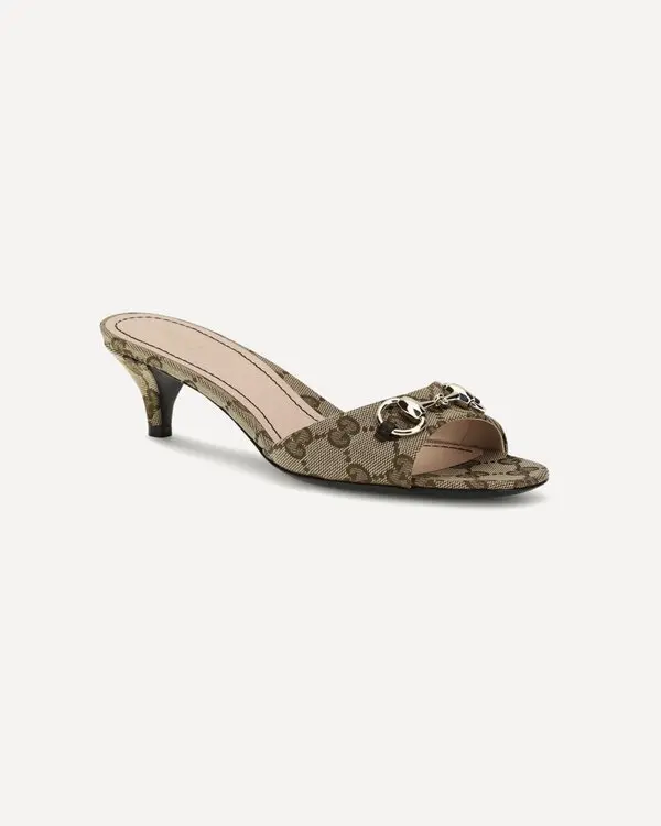 Gucci Slider Sandals With Buckle