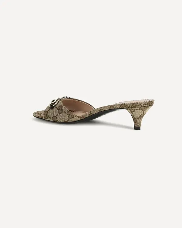 Gucci Slider Sandals With Buckle