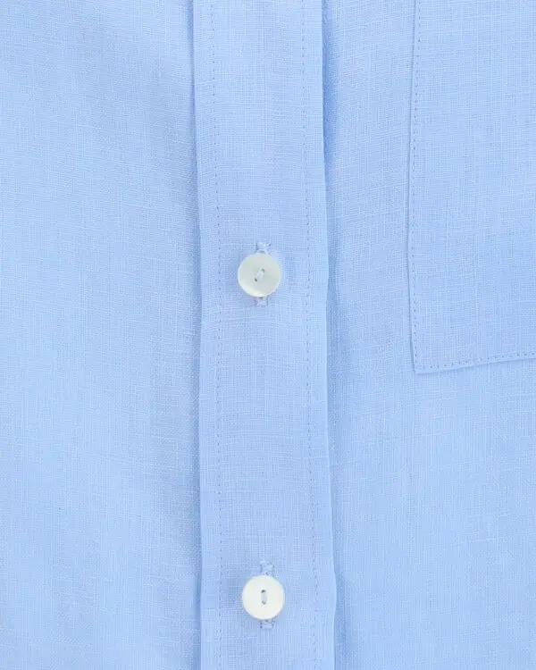 LARDINI Long-sleeved Linen Shirt