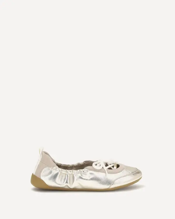 Chloé Kick Ballerinas Sneakers - Silver