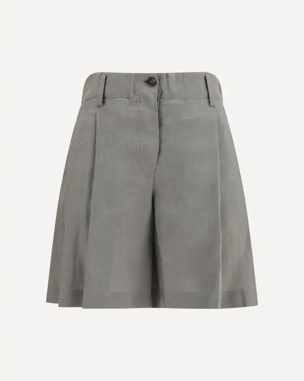 Brunello Cucinelli Linen Bermuda Hort