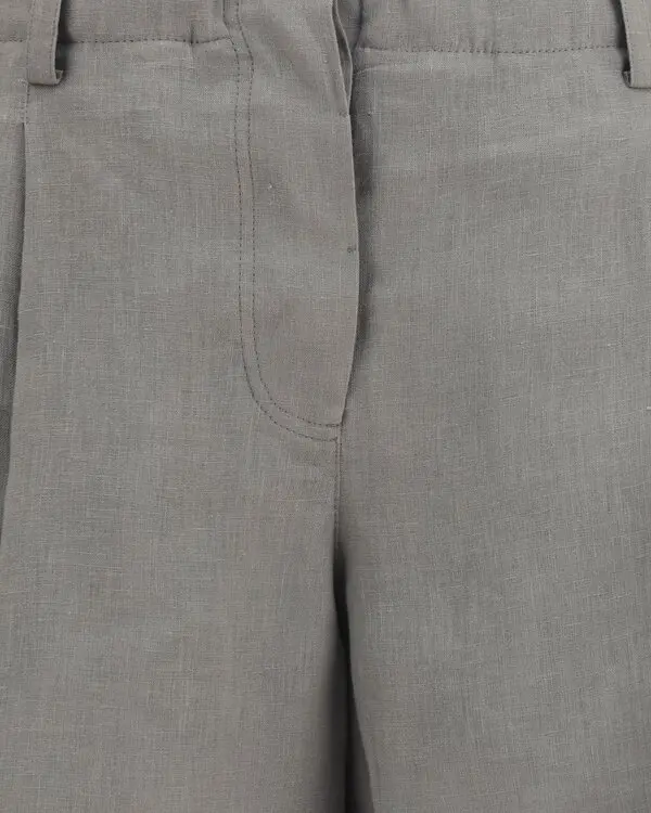Brunello Cucinelli Linen Bermuda Hort