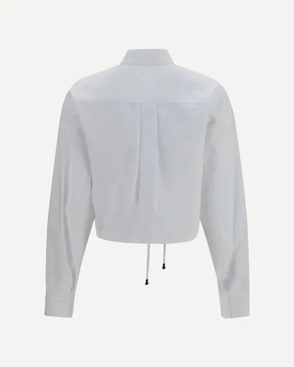 Brunello Cucinelli Cotton Hirt With Drawtring Wait