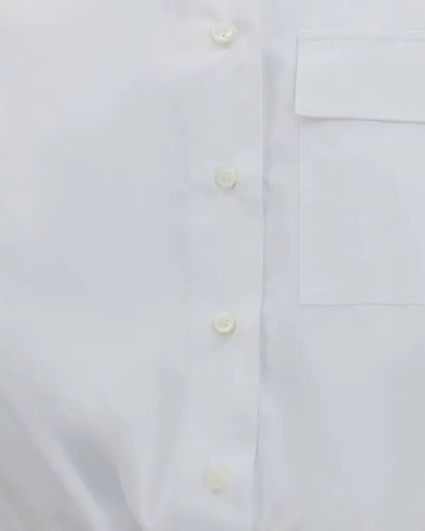 Brunello Cucinelli Cotton Hirt With Drawtring Wait