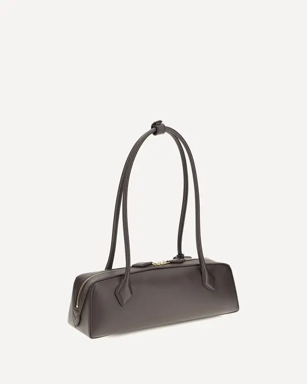 Alaïa Small Le Teckel Shoulder Bag - Brown