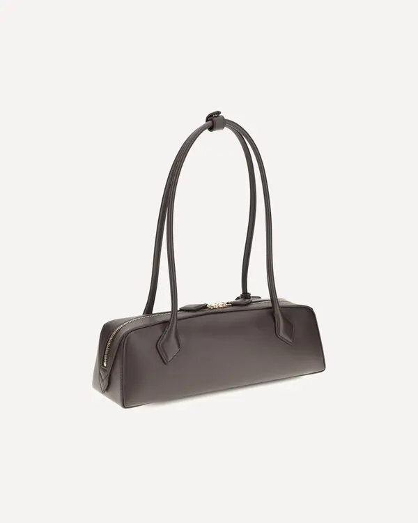 Alaïa Small Le Teckel Shoulder Bag - Brown