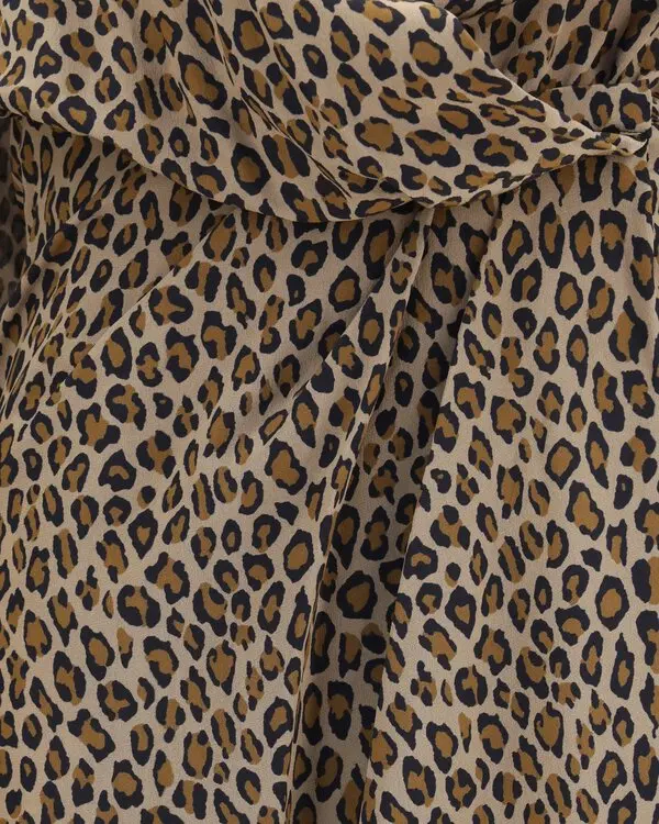 SA SU PHI Leopard-print Crêpe De Chine Maxi Dress