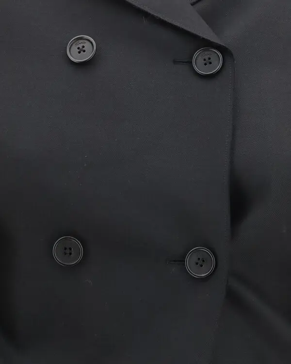 Khaite Rolo Double-breasted Silk And Wool Blazer