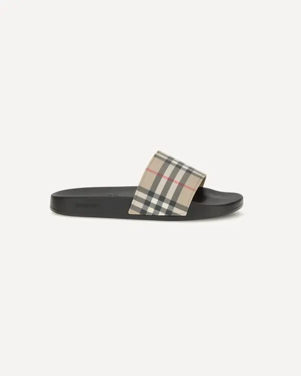 Burberry Check Slides