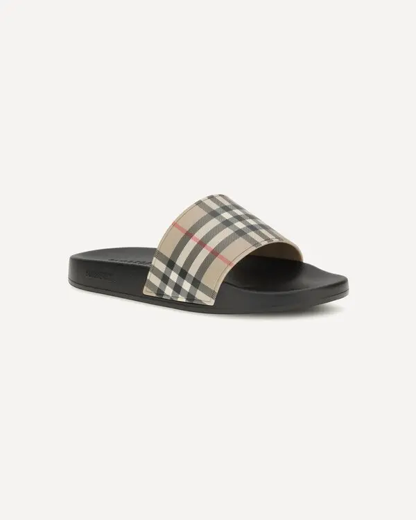 Burberry Check Slides