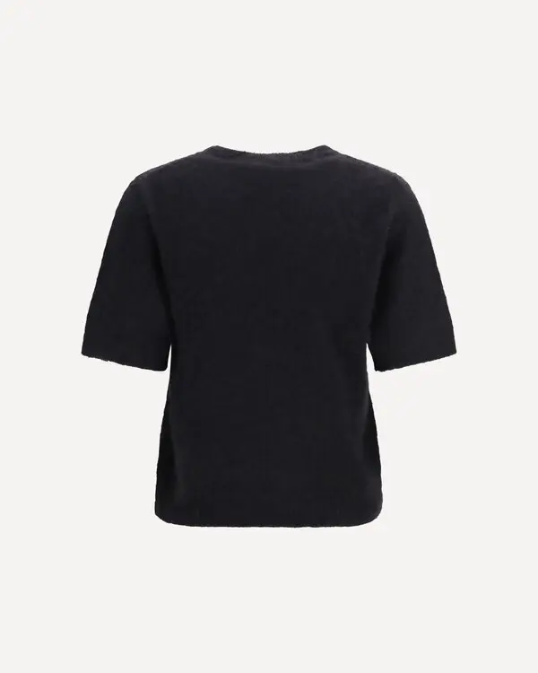 GANNI Alpaca And Wool-blend T-shirt Feale