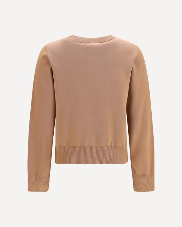 GANNI Cherry-print Cotton Crew Neck Sweater