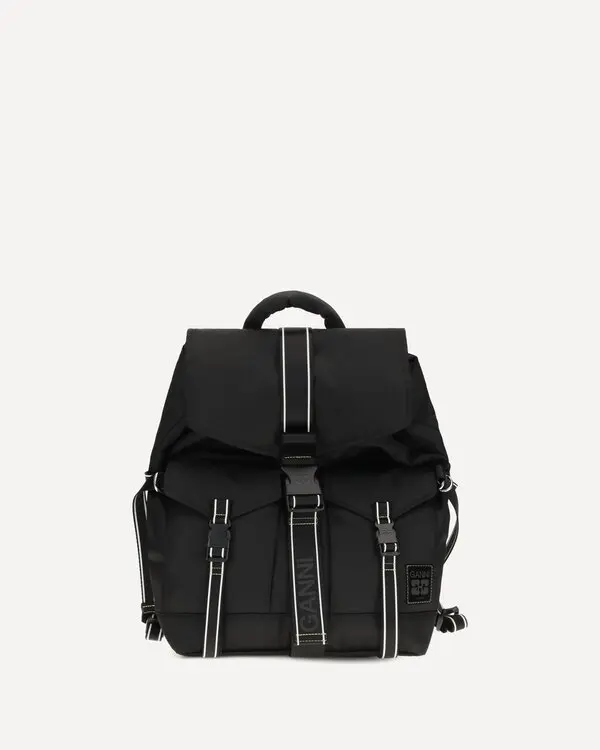 GANNI Re-tech Backpack - Black