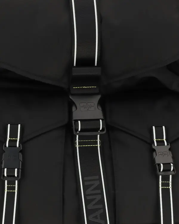 GANNI Re-tech Backpack - Black