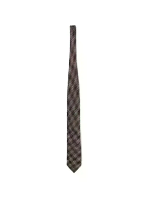 Zegna Jacquard Silk Neck Tie
