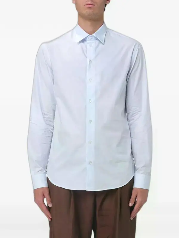 Emporio Armani Cotton Shirt - Blue