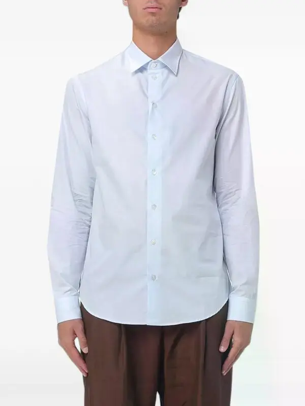 Emporio Armani Cotton Shirt - Blue