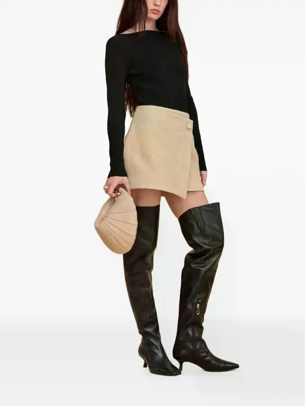 Cult Gaia Lottie Boat-neck Bodysuit