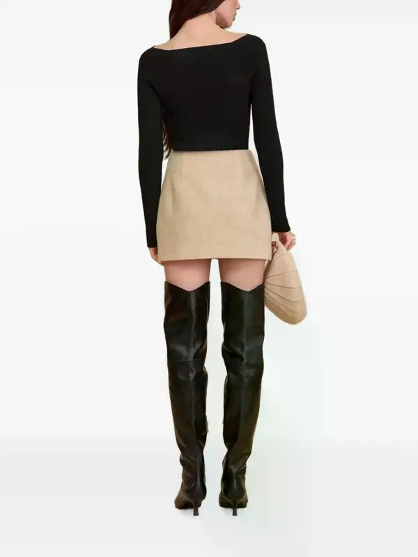 Cult Gaia Lottie Boat-neck Bodysuit