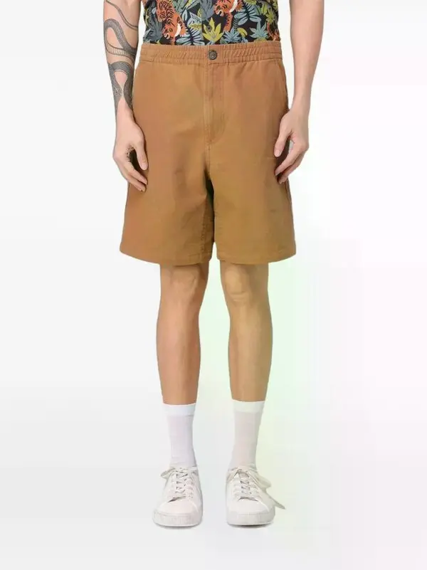 A.p.c. Elasticated Waist Shorts - Brown