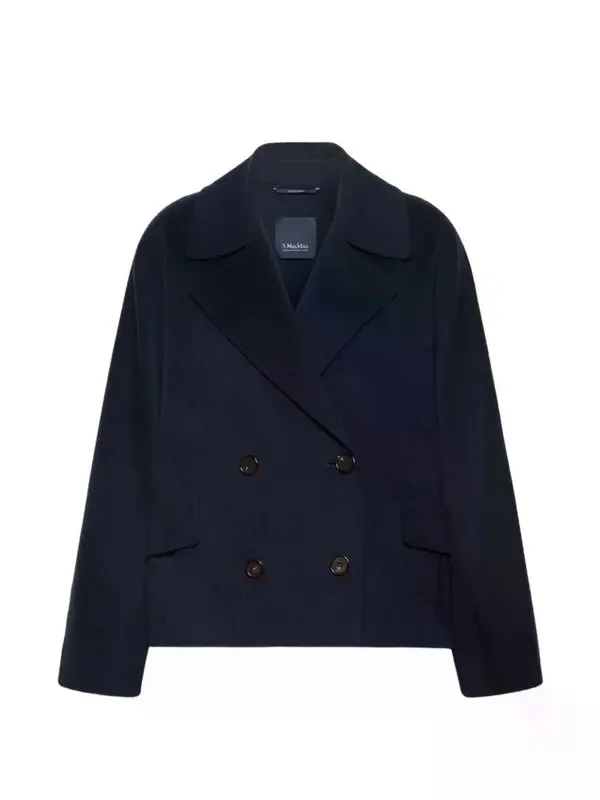 Max Mara Double-breasted Virgin Wool Coat