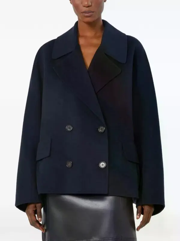 Max Mara Double-breasted Virgin Wool Coat