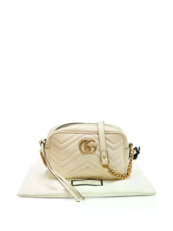 Gucci Mini Gg Marmont Quilted Shoulder Bag