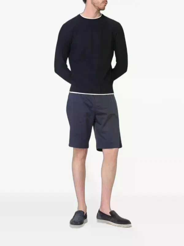 Eleventy Raglan Sleeve Crew Neck Sweater