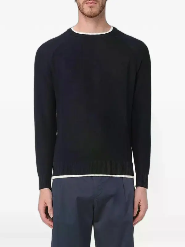 Eleventy Raglan Sleeve Crew Neck Sweater