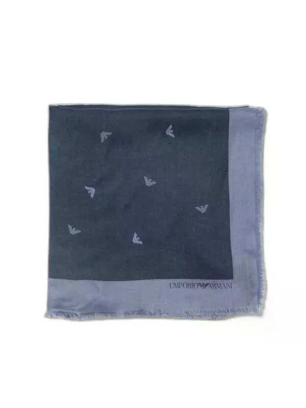 Emporio Armani Eagle Jacquard Scarf