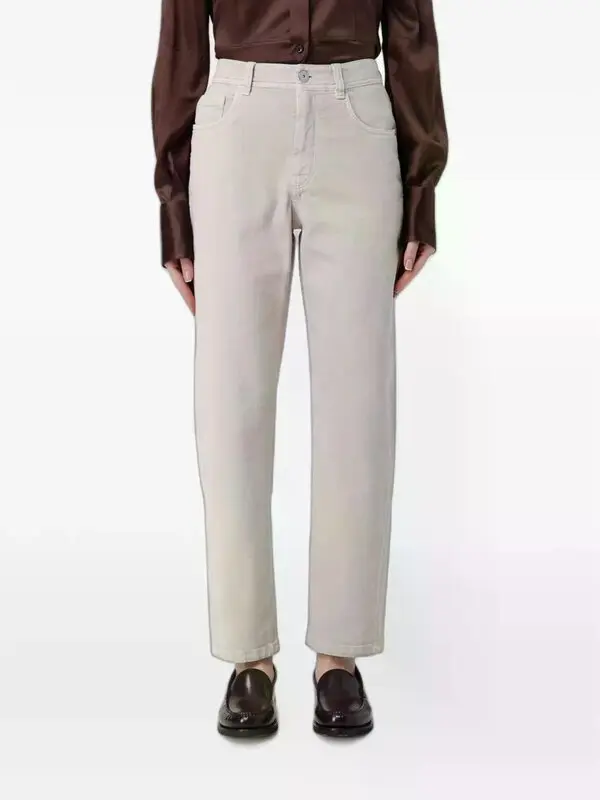 Brunello Cucinelli Straight-leg Jeans - Neutrals
