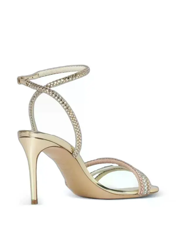 Casadei Julia Crystal-embellished Stiletto Sandals