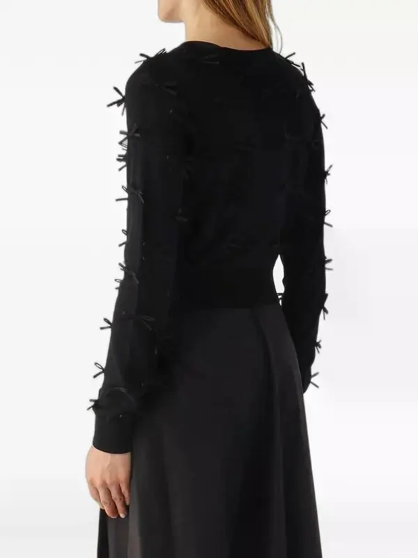 MEIMEIJ Bow-embellished Cardigan