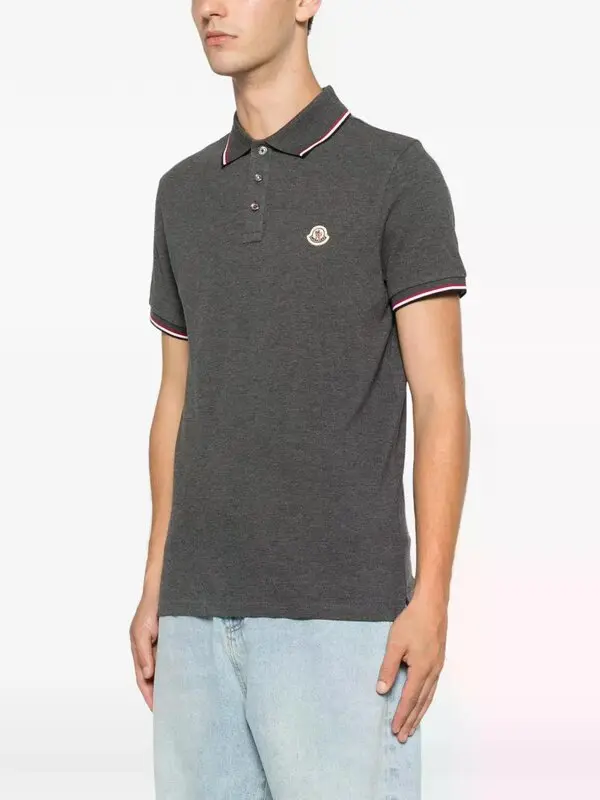 Moncler Logo-patch Short-sleeve Polo Shirt