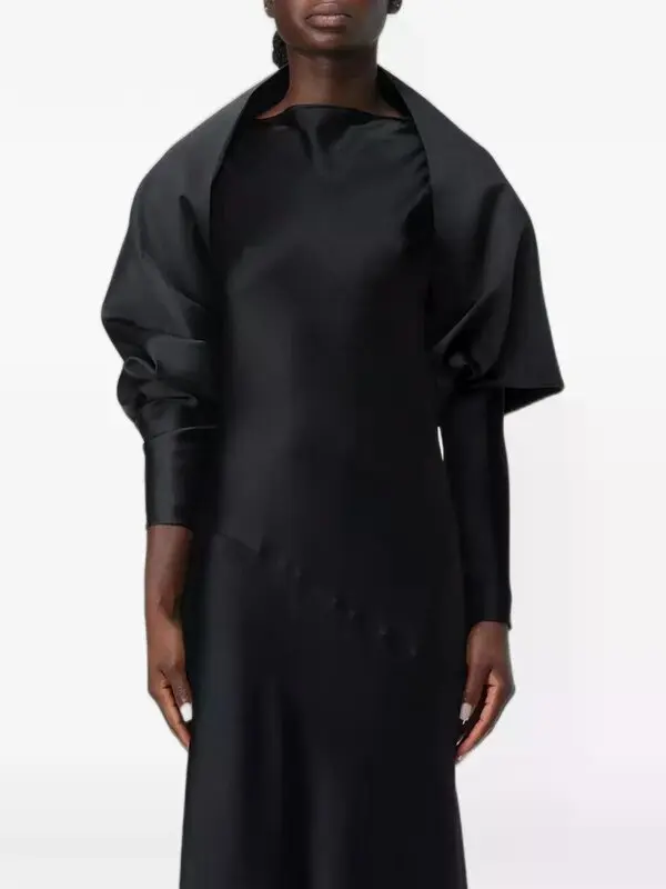 Alberta Ferretti Satin Stole Jacket