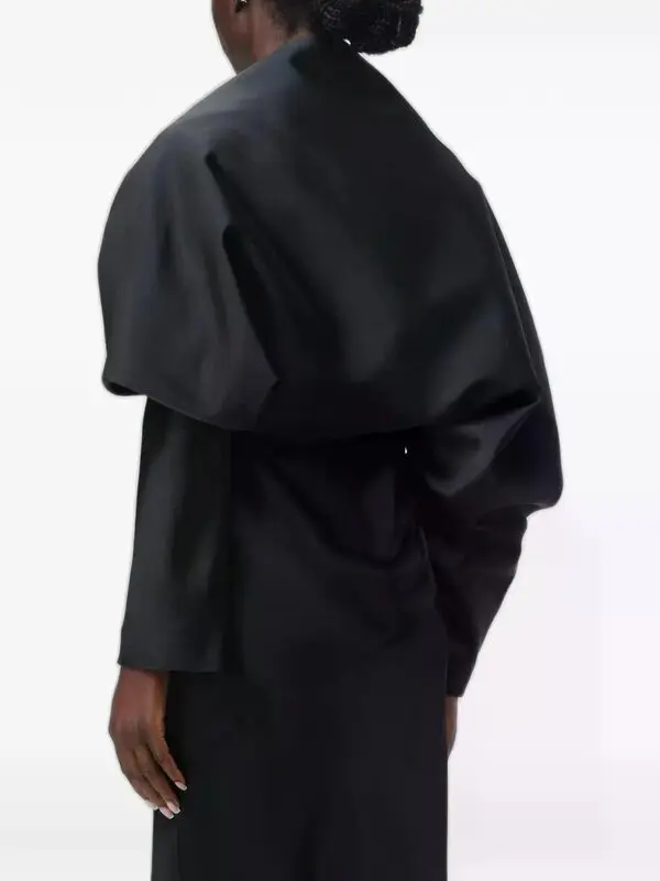 Alberta Ferretti Satin Stole Jacket