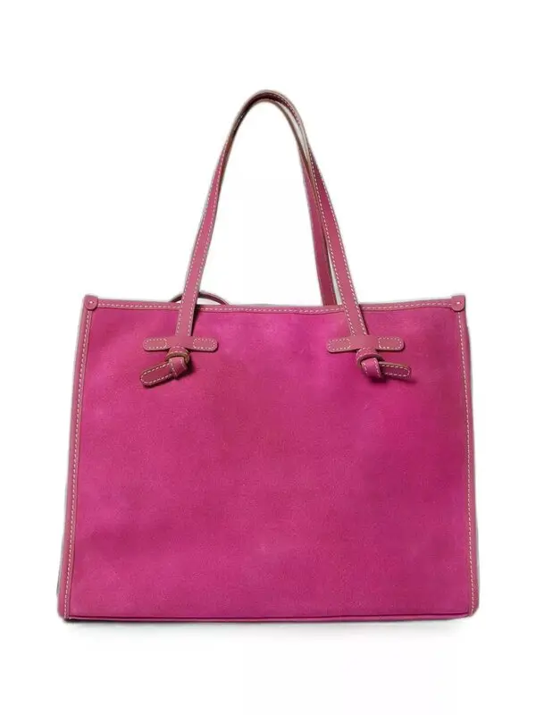 GIANNI CHIARINI Miss Marcella 32 Leather Tote Bag - Pink
