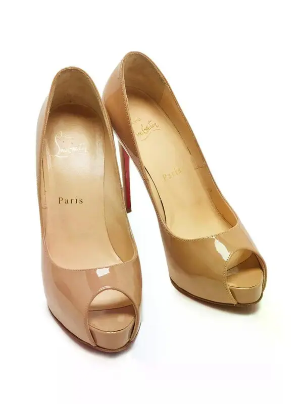 CHRISTIAN LOUBOUTIN Very Privé Peep-toe Pumps