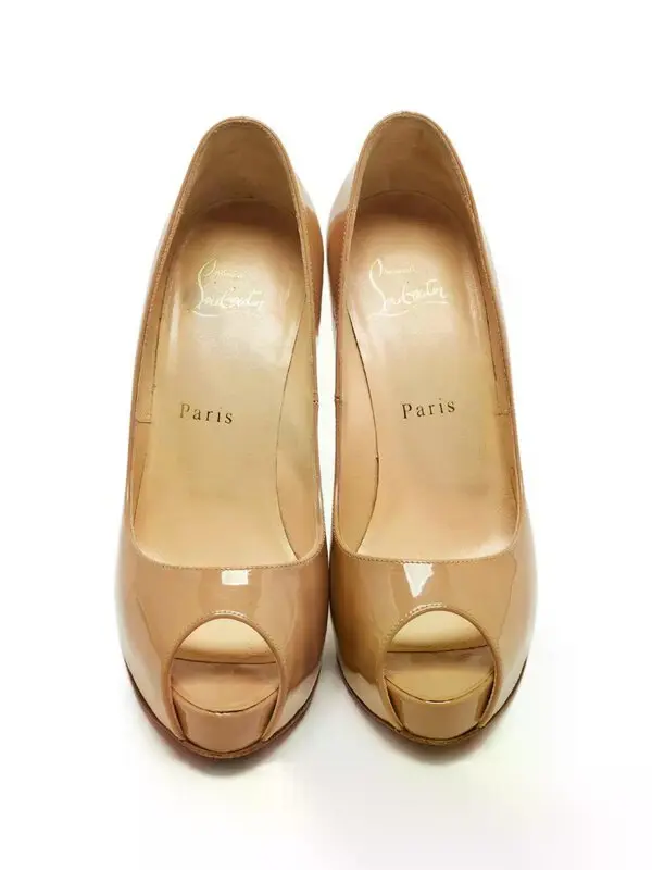 CHRISTIAN LOUBOUTIN Very Privé Peep-toe Pumps