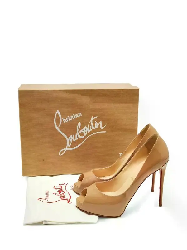 CHRISTIAN LOUBOUTIN Very Privé Peep-toe Pumps