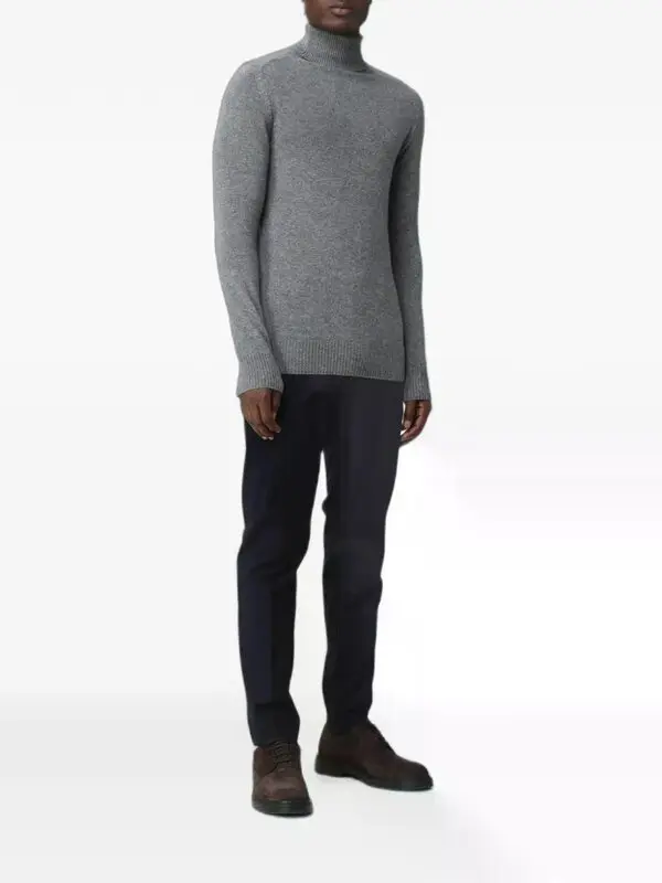Emporio Armani Cashmere Roll Neck Sweater - Grey