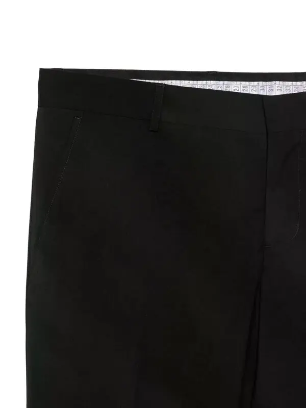 DANIELE ALESSANDRINI Tailored Trousers With Pressed Crease