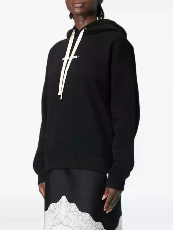 JIL SANDER Logo Print Hoodie