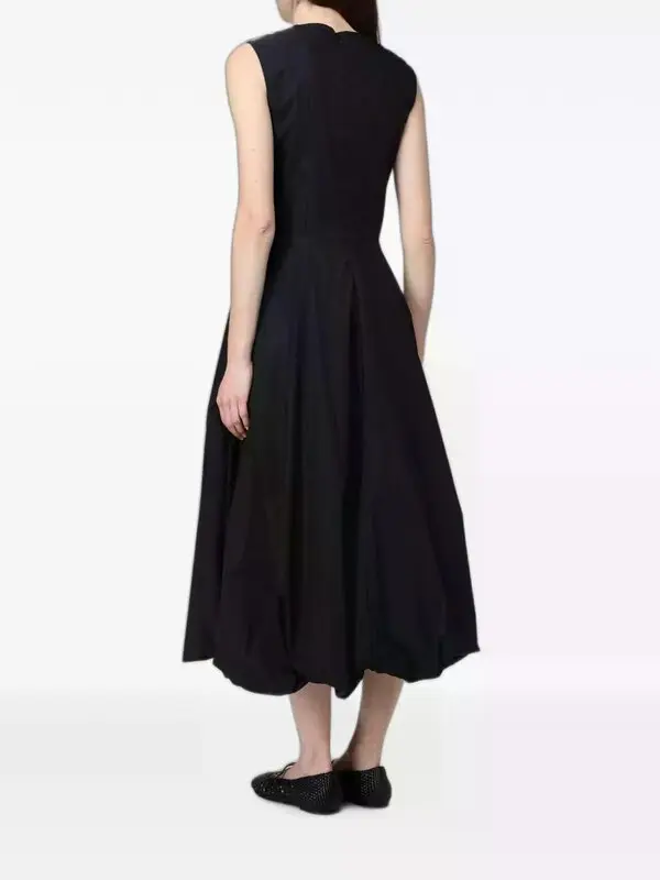 MEIMEIJ Sleeveless Bubble-hem Maxi Dress