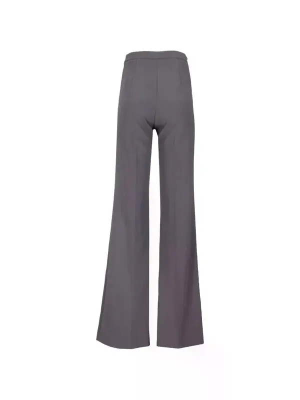 Elisabetta Franchi Logo Plaque Flared Trousers