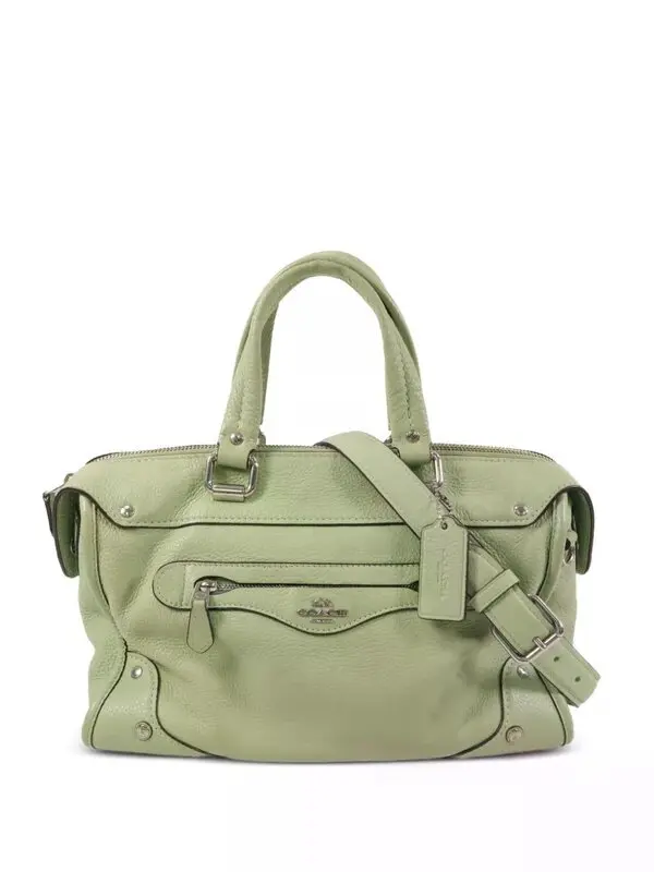 COACH VINTAGE Millie Leather Tote Bag