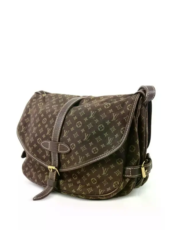 LOUIS VUITTON Mini Lin Saumur 30 Monogram Shoulder Bag