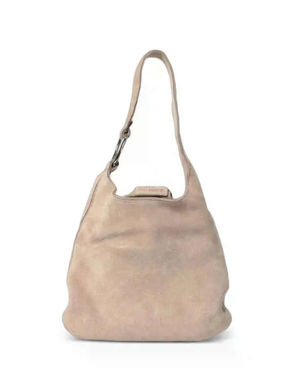 VIC MATIE Suede Shoulder Bag - Neutrals