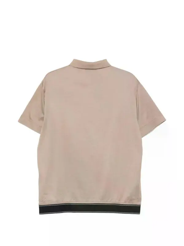 Emporio Armani Logo-trim Polo Shirt